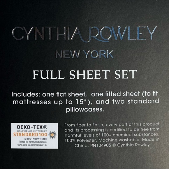 Cynthia Rowley | Bedding | Cynthia Rowley Full Sheet Set Mushroom ...